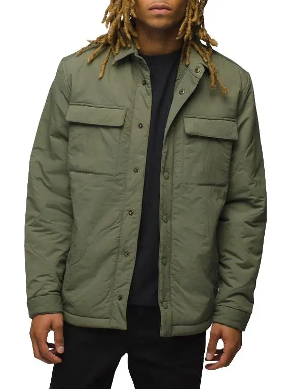 Prana Encinitas Quilted Jacket - Rye Green