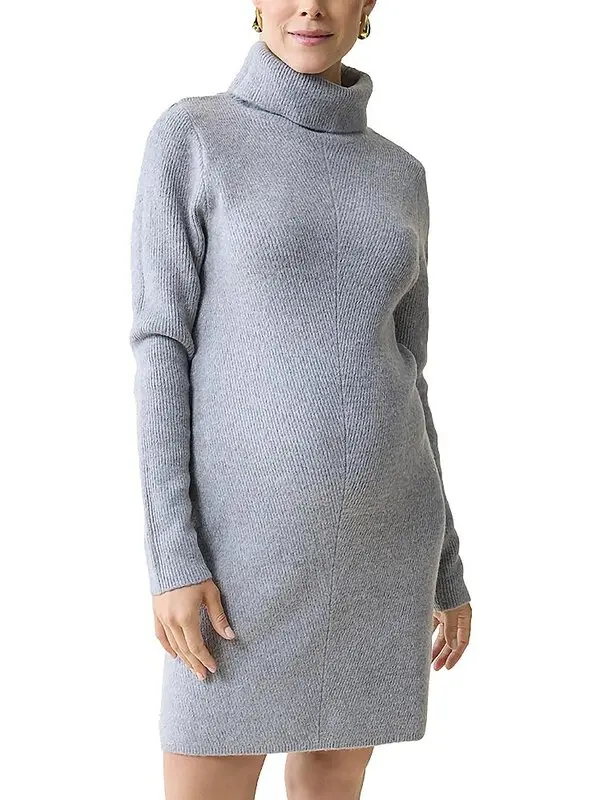 Ingrid & Isabel Maternity Sweater Dress - Gray