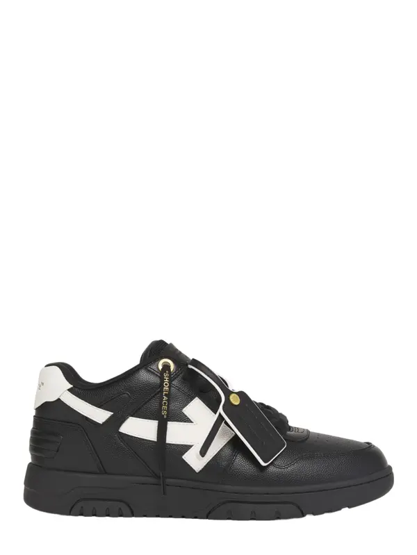 Off-White Out Of Office Leather Sneakers - Black - Whi