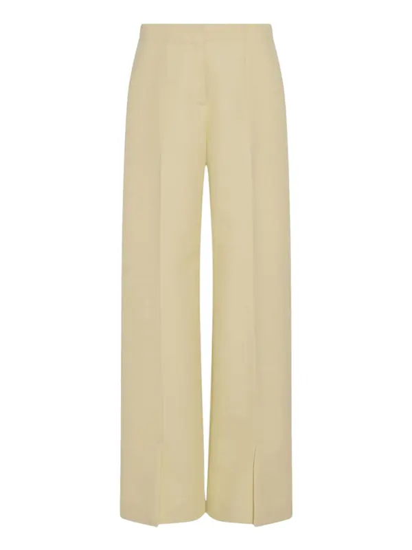 Rosetta Getty Slit Hem Trousers - Neutrals