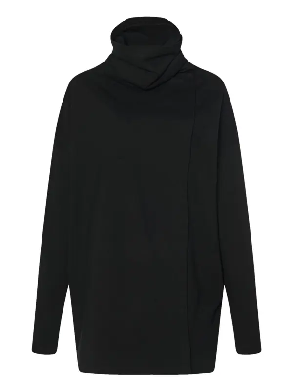 Rosetta Getty Funnel-neck Cardigan - Black