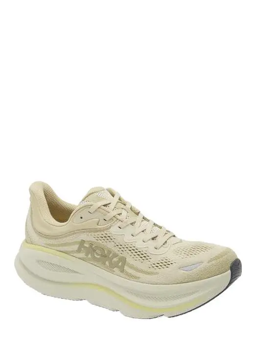 Hoka Bondi Sneaker - Grassland /oyster Mushroom