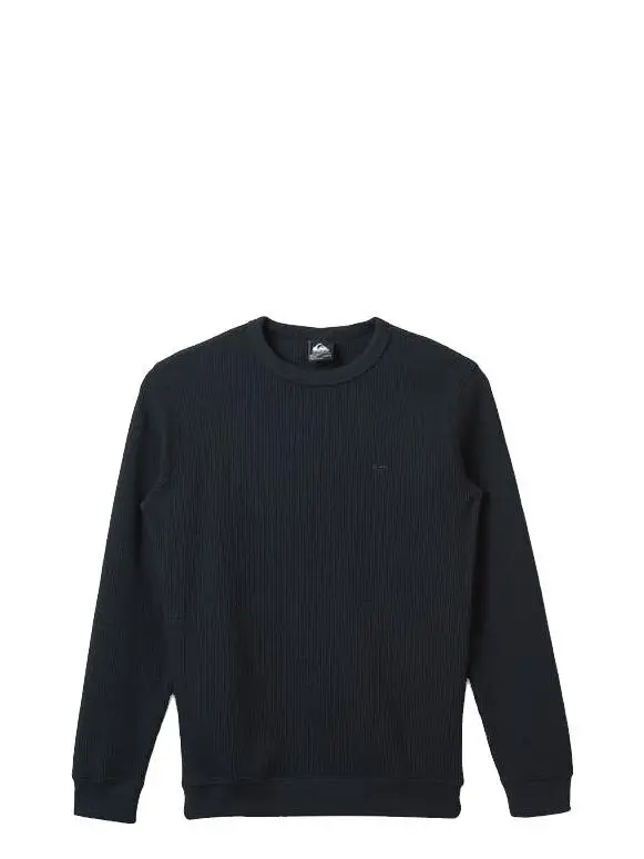Quiksilver Flanders Cotton Blend Thermal T-shirt - Black