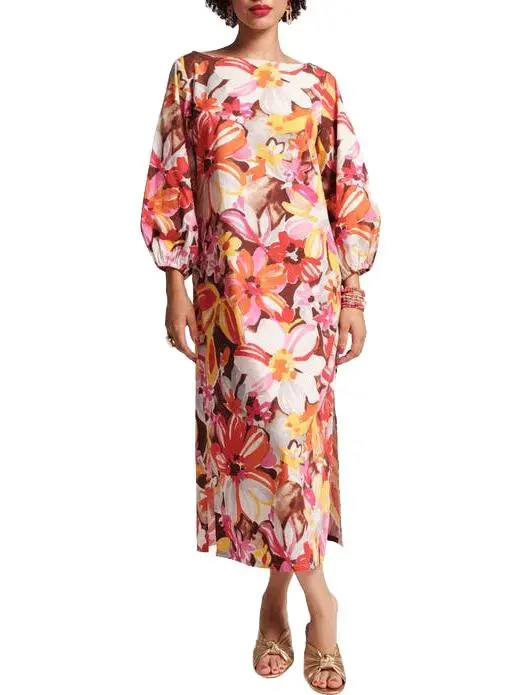 FRANCES VALENTINE Minnow Maxi Dress - Pink/multi 2