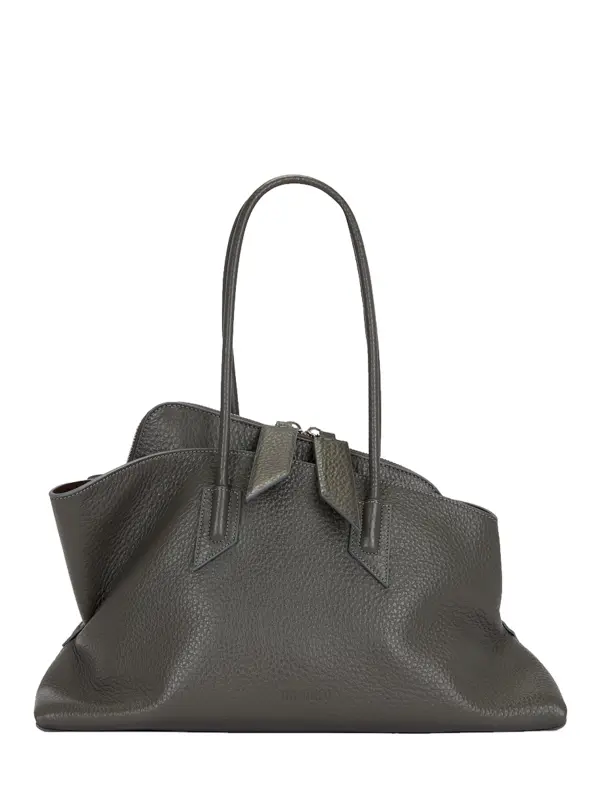Attico La Passeggiata Top Handle Bag - Grey