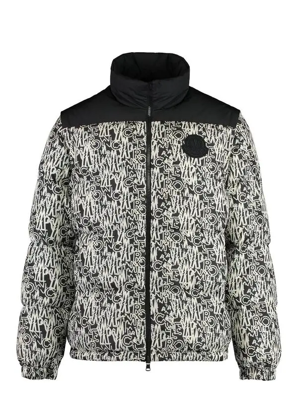 Moncler Chubasco Full Zip Down Jacket - Black