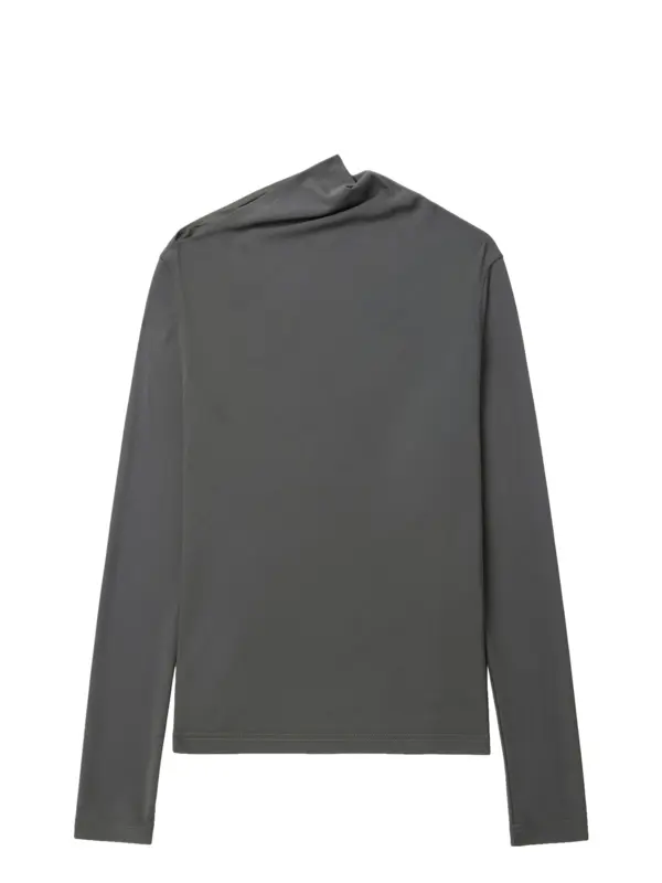 TOTÊME Draped Jersey Top - Grey