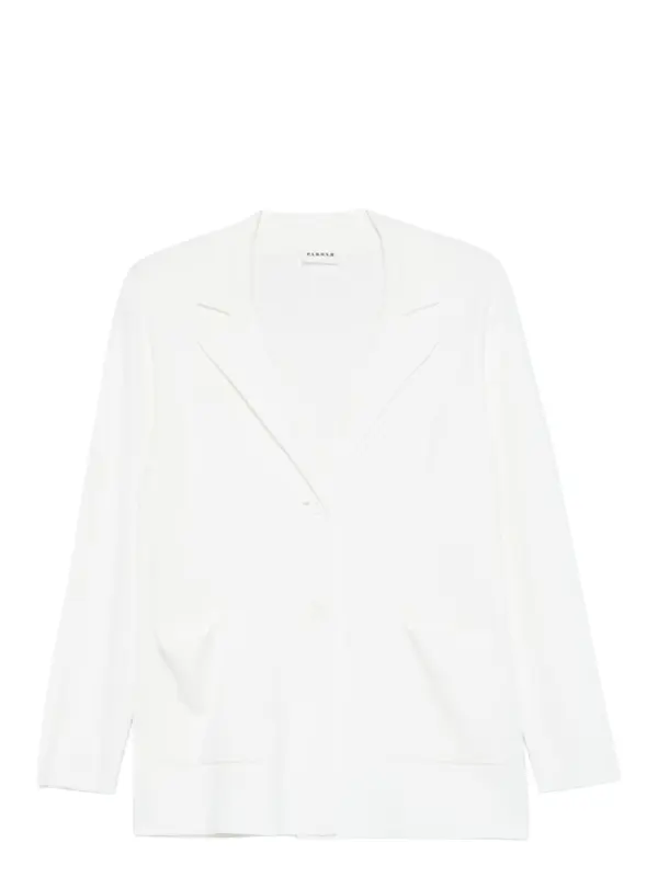 P.a.r.o.s.h Knitted Blazer - White