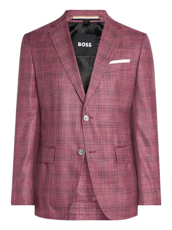Hugo Boss Hutson Plaid Sport Coat - Bright Purple