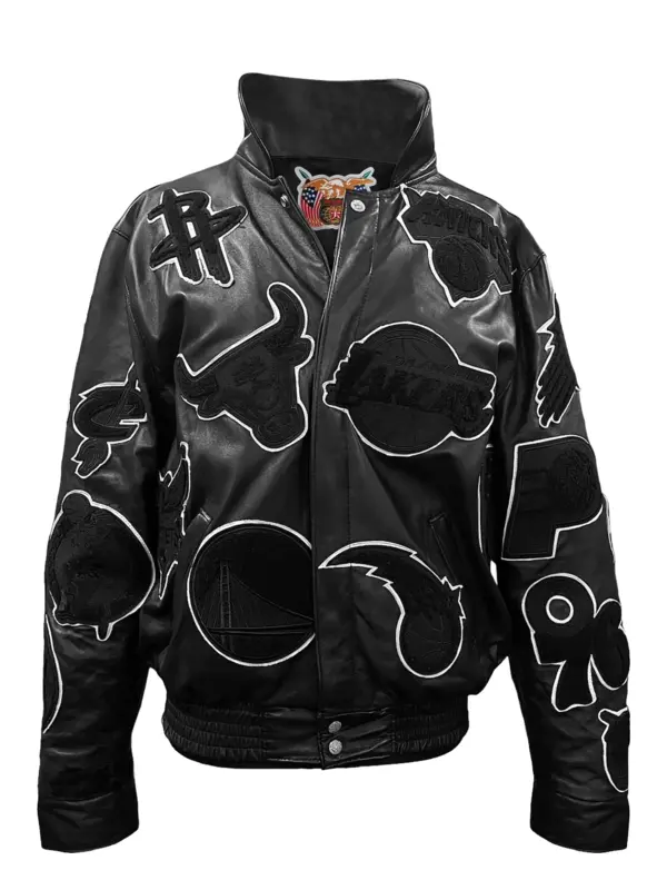 JEFF HAMILTON Nba Collage Jacket - Black