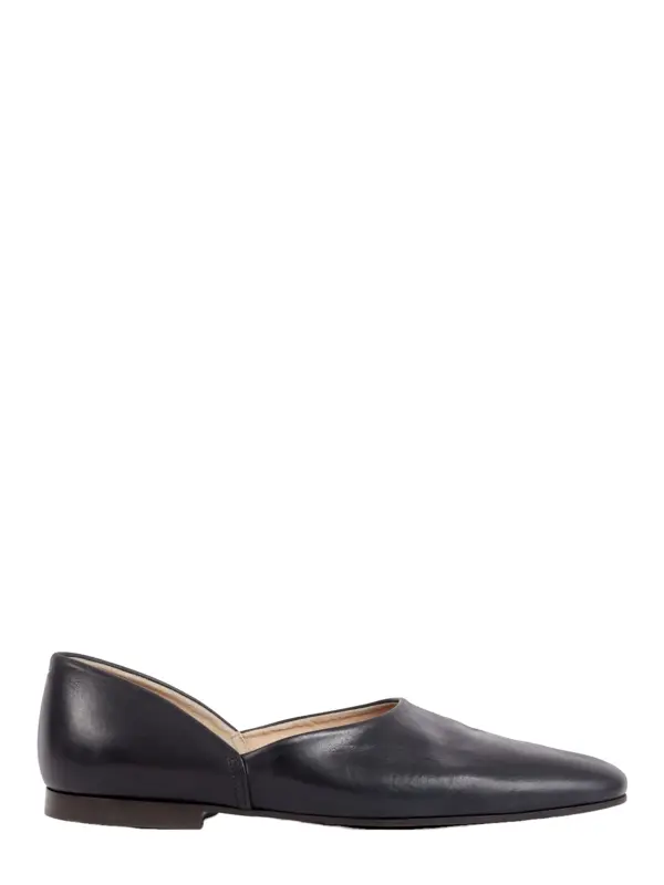 MAISON MARGIELA Leather Slippers - Black