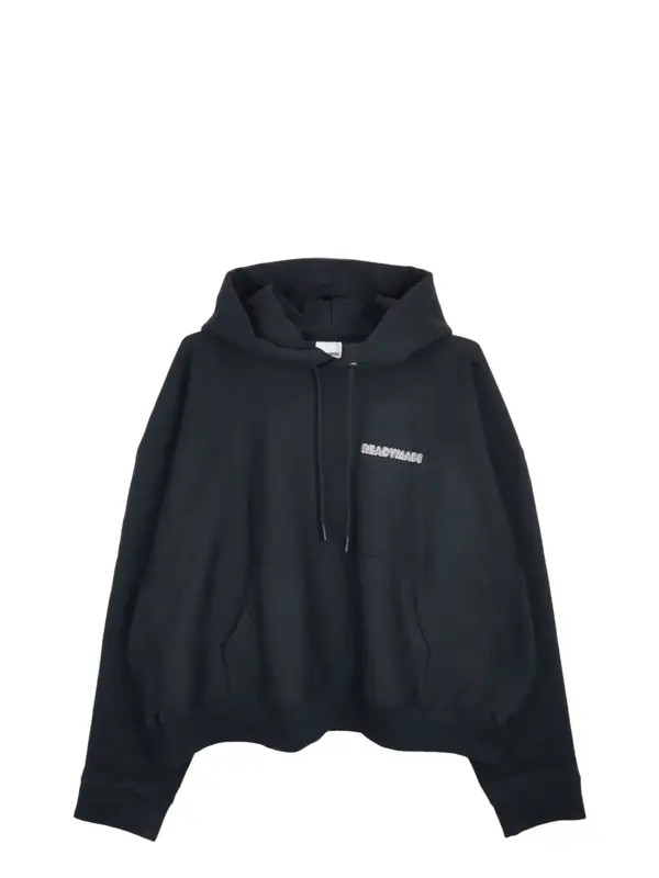 Readymade Logo-embroidered Hoodie - Black