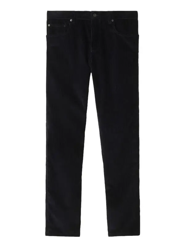 Burberry Slim Fit Corduroy Trousers - Twilight Blue
