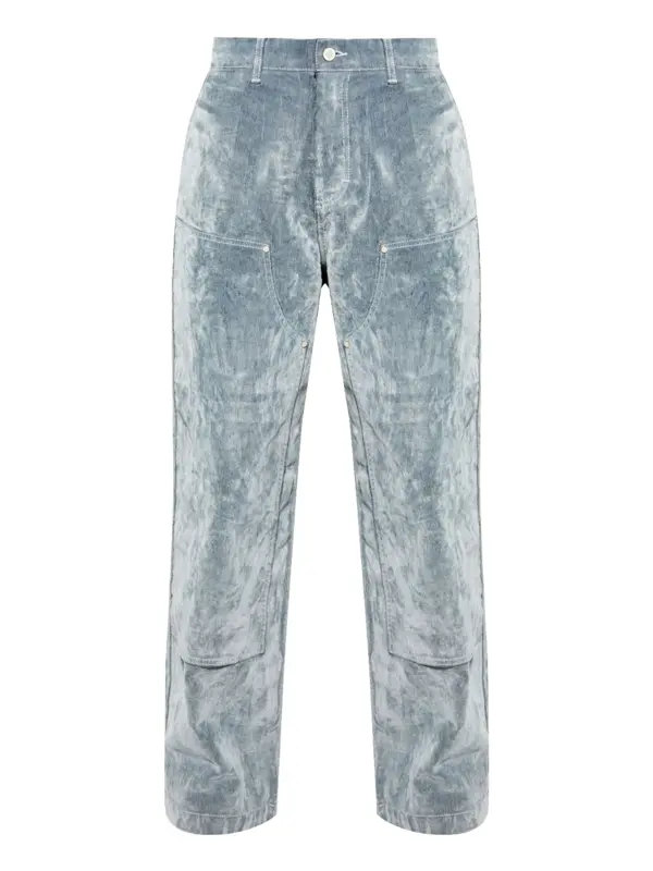 Casablanca Wide-leg Corduroy Jeans - Grey