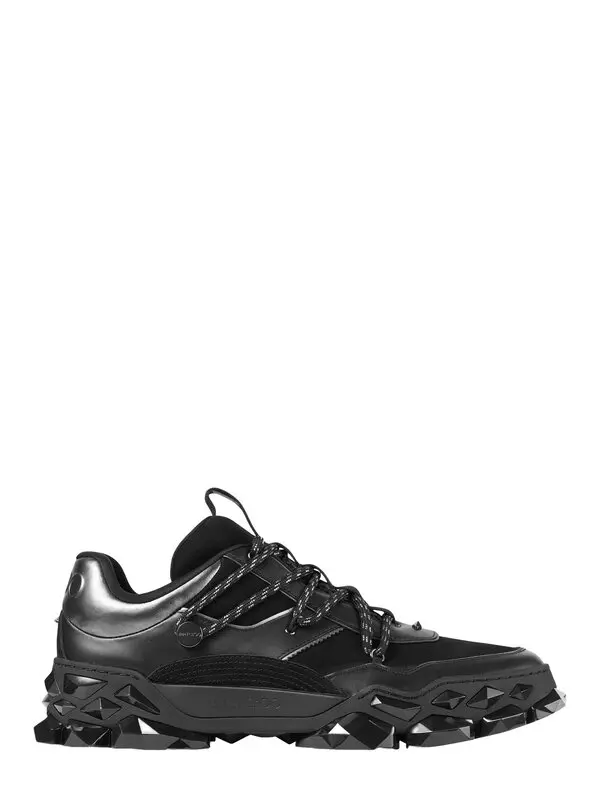 JIMMY CHOO Diamond X Ii M Leather Trainers - Black