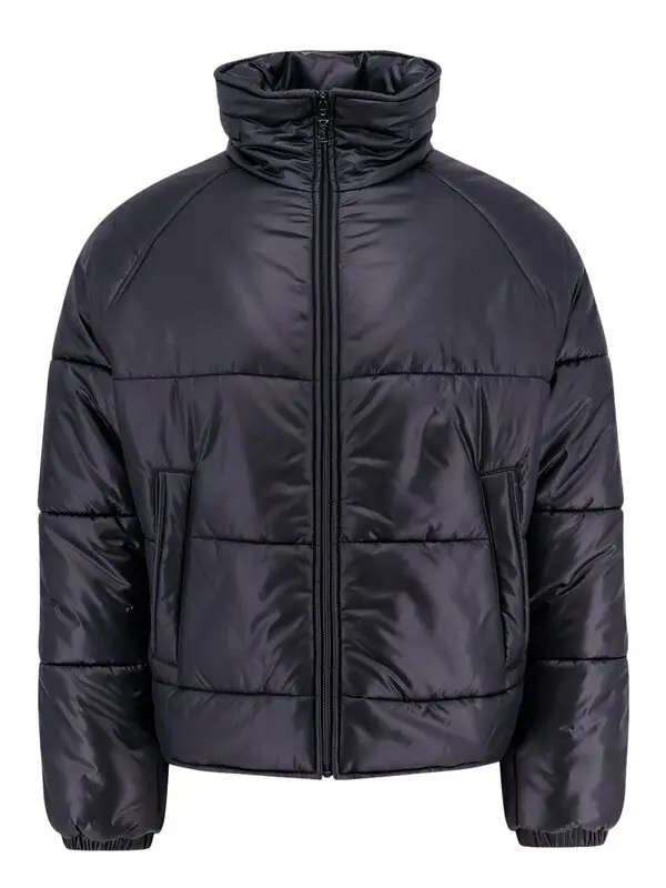 Saint Laurent Cassandre Padded Nylon Jacket - Black