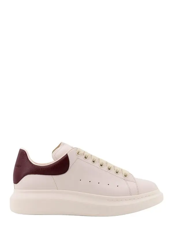 Alexander McQueen Oversized Leather Sneakers - White