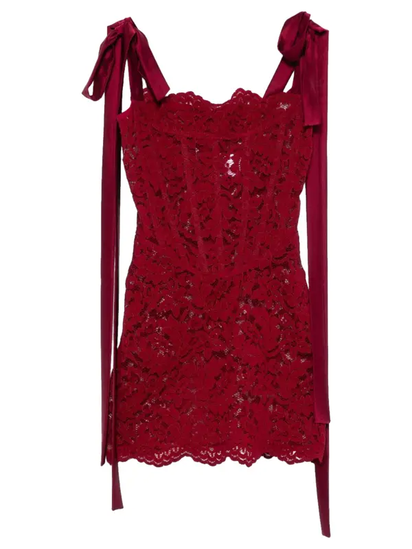 ATU BODY COUTURE X Rue Ra Lace Mini Dress - Red