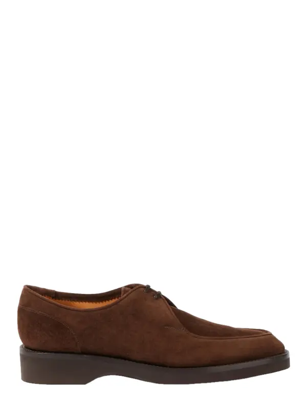 John Lobb Ted Suede Derby Shoes - Brown