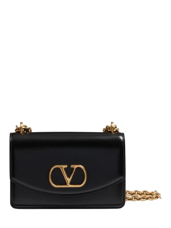 Valentino Garavani Vain Flap Chain Bag - Nero