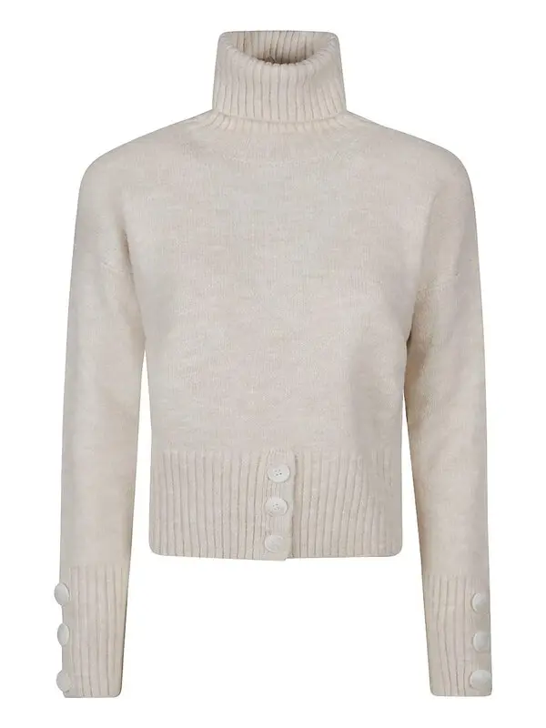 HINNOMINATE Turtleneck Sweater - White