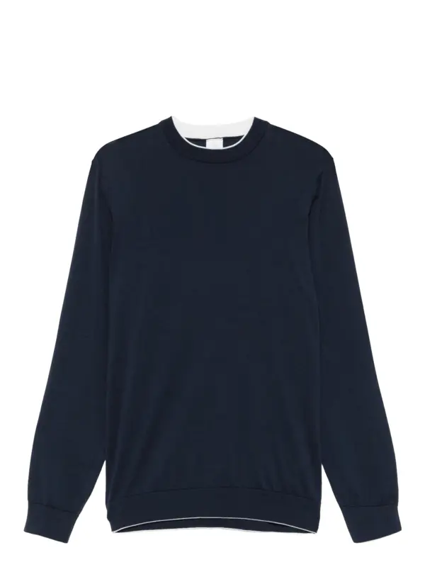 Eleventy Cotton Sweater - Blue