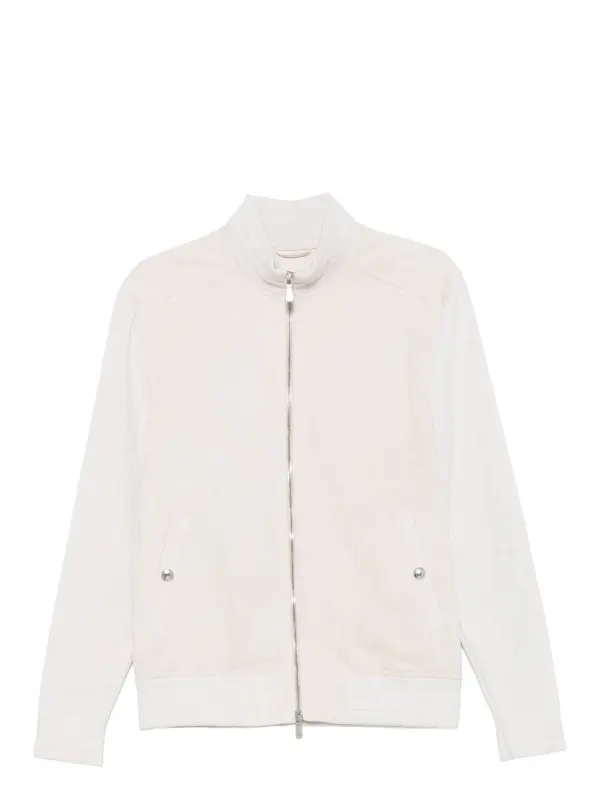 Eleventy Panelled Jacket - Neutrals