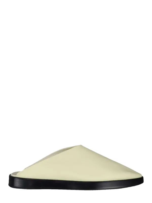 Fear Of God Leather Mules - Yellow