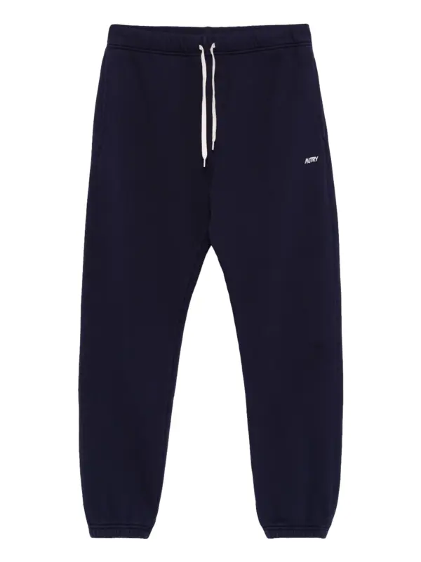 AUTRY Logo-embroidered Track Trousers - Blue