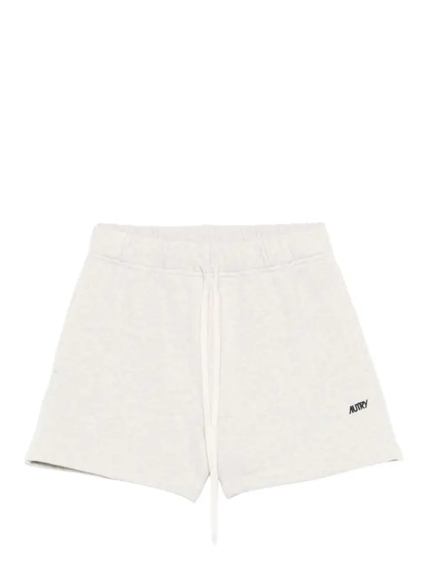AUTRY Embroidered Logo Shorts - Grey