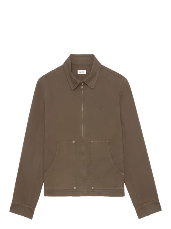 Zadig&Voltaire Classic Bomber Jacket - Brown