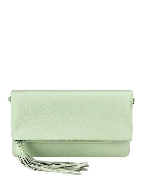 Gigi New York Stella Fold-over Clutch - Beige