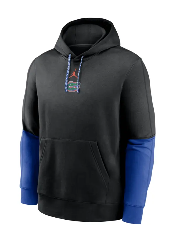 JORDAN Florida Gators Sideline Team Issue Club Pullover Hoodie - Black