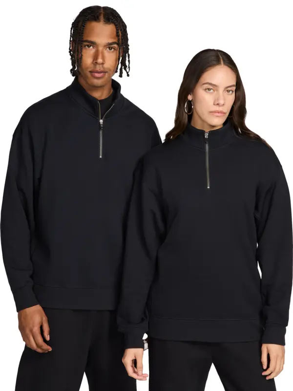 Nike Wool Classics 1/4-zip Top - Black