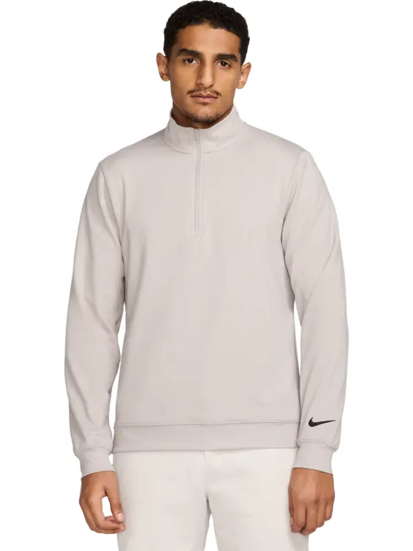 Nike Tour 1/2-zip Golf Top - Grey