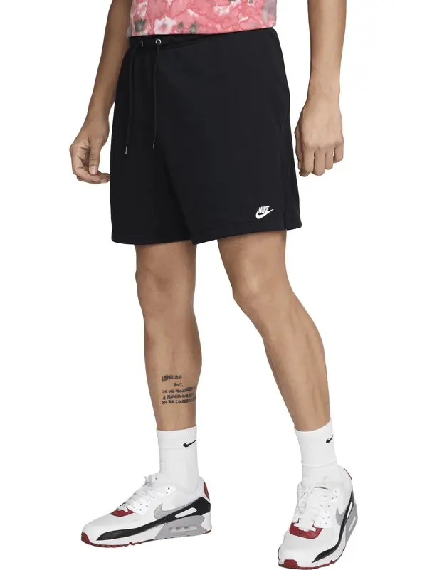 Nike Club French Terry Flow Shorts - Black