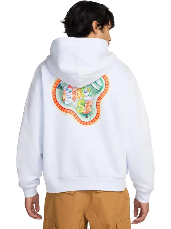 Nike Sb Fleece Front-zip Skate Hoodie - Grey