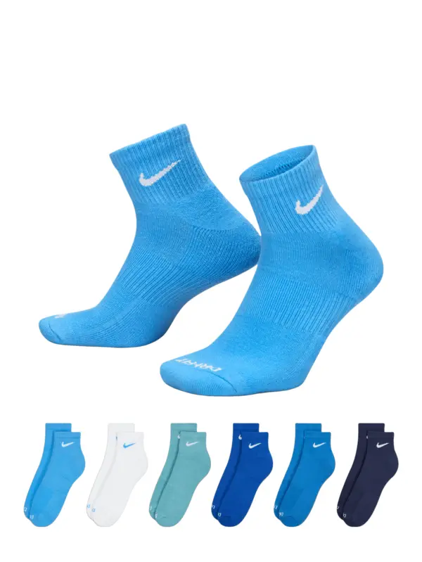 Nike Everyday Plus Cushioned Training Ankle Socks - Multicolor