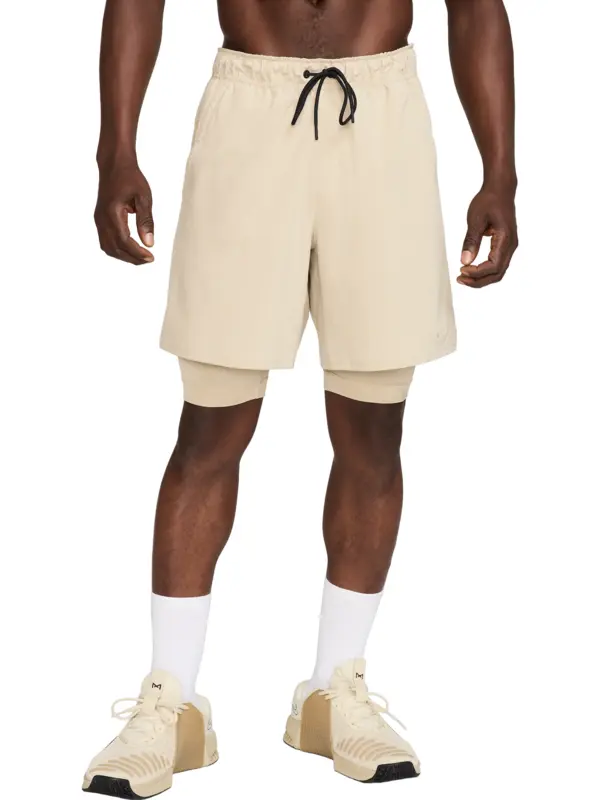 Nike Unlimited Dri-fit 7" 2-in-1 Versatile Shorts - Brown