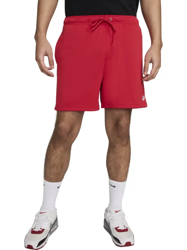 Nike Club Mesh Flow Shorts - Red