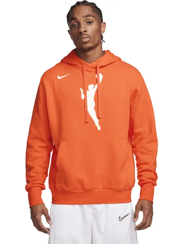 Nike Wnba Fleece Pullover Hoodie - Orange