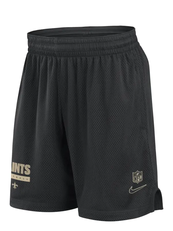 Nike New Orleans Saints Sideline Nfl Shorts - Black