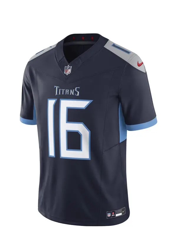 Nike Treylon Burks Tennessee Titans Dri-fit Nfl Limited Football Jersey - Blue