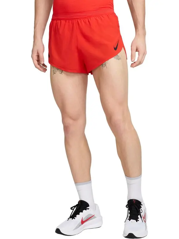 Nike Aeroswift Dri-fit Adv 2" Brief-lined Running Shorts - Red