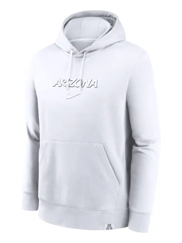 Nike Arizona Wildcats Heavyweight College Pullover Hoodie - White
