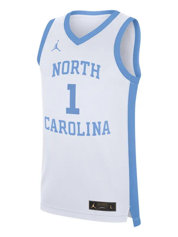 JORDAN North Carolina Tar Heels Replica College Basketball Jersey - White