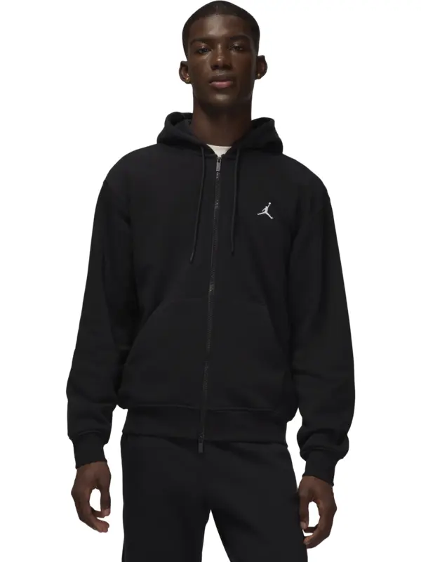 JORDAN Brooklyn Fleece Full-zip Hoodie - Black