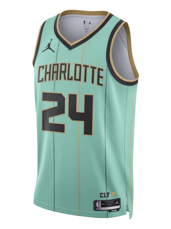 JORDAN Brandon Miller Charlotte Hornets 2024/25 City Edition Dri-fit Nba Swingman Jersey - Green