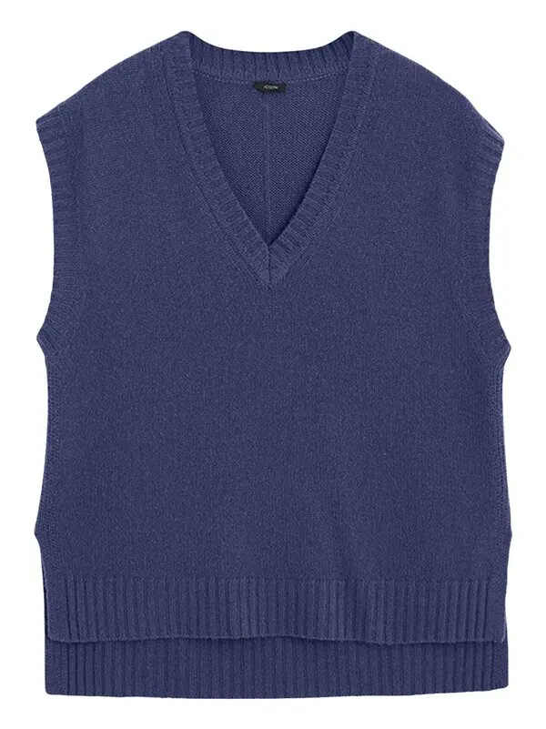 JOSEPH Cashmere Knit Vest - Harbour