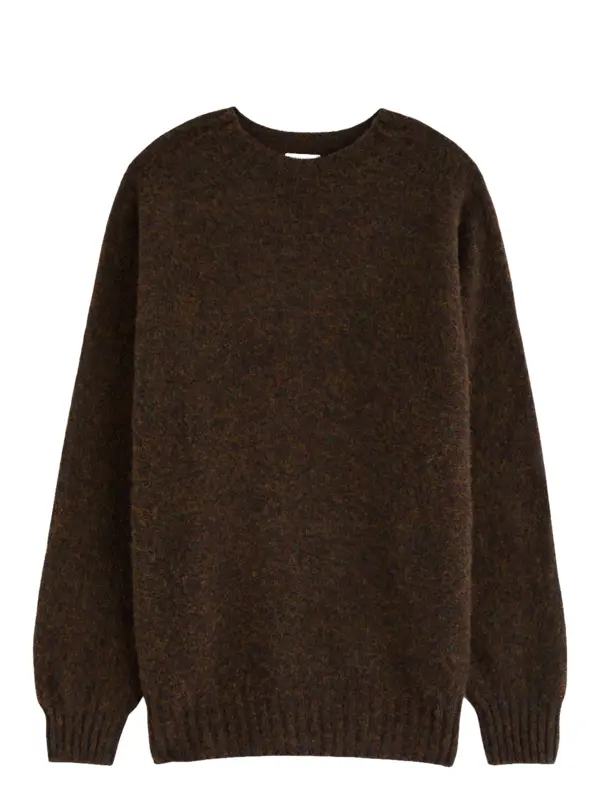 Sunspel Shetland Wool Jumper - Multicoloured